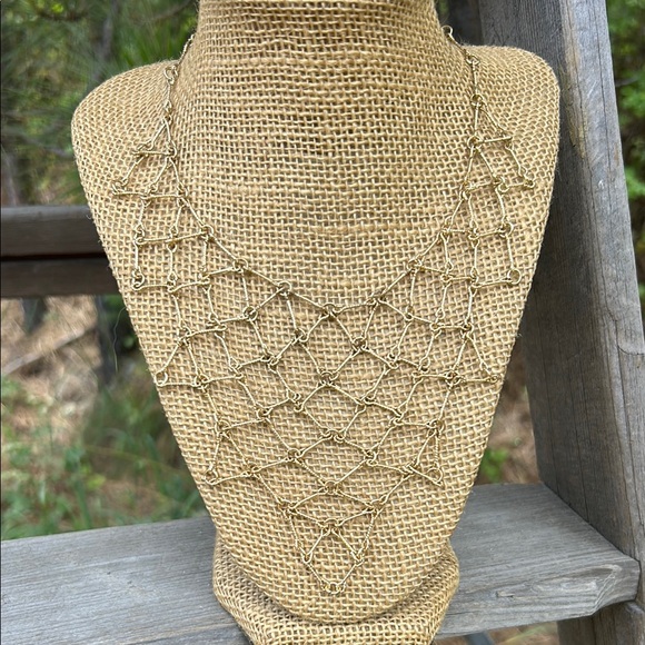 Vintage | Jewelry | Gold Mesh Vintage Choker Necklace | Poshmark